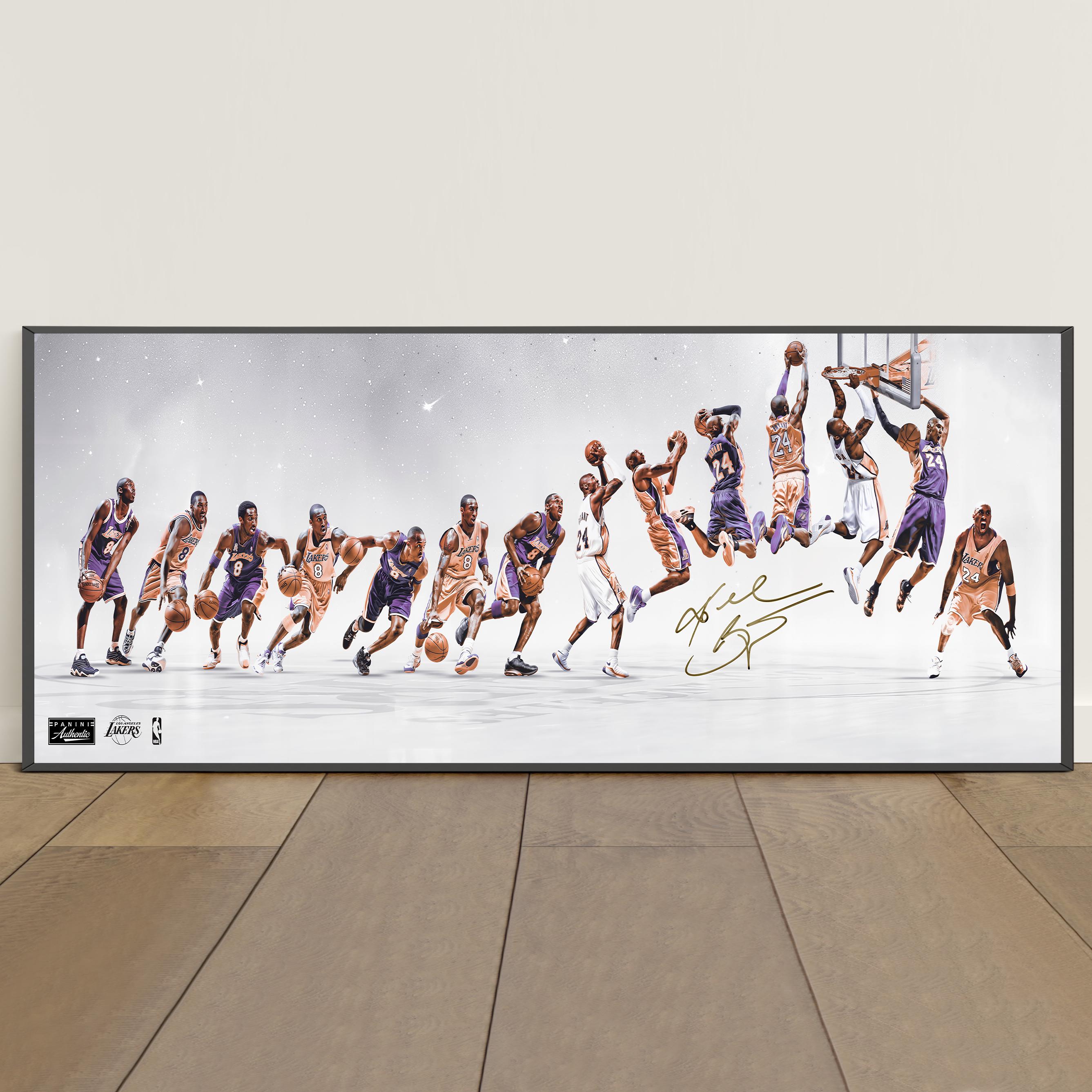 Kobe Bryant Timeline Poster | Black Mamba Wall Art | Basketball Legend ...