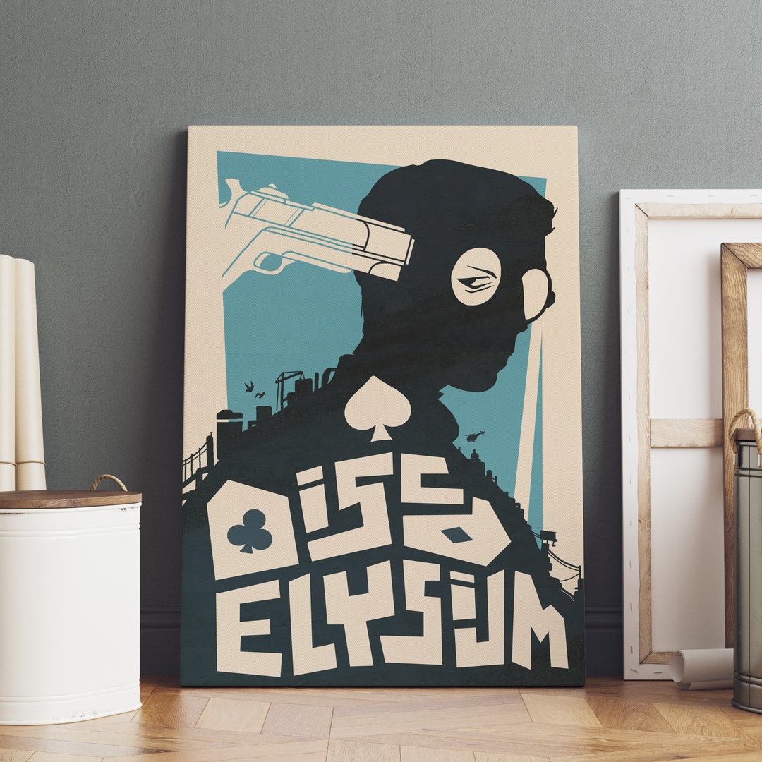 Disco Elysium Poster, Revachol Wall Art, Premium Canvas Print, Game Fan ...