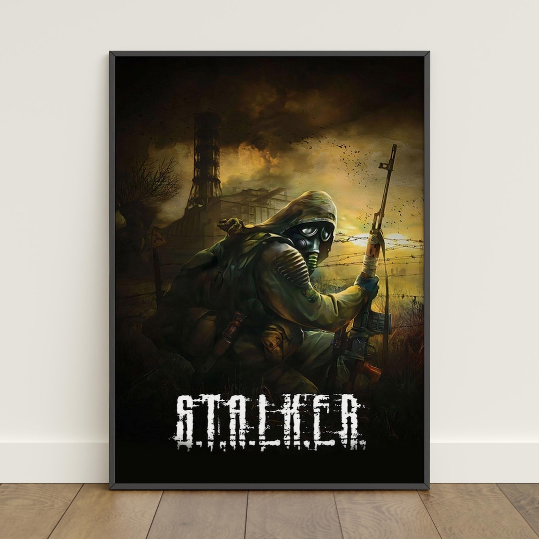 Stalker Poster | Shadow of Chernobyl Wall Art | Game Canvas Print - Etsy