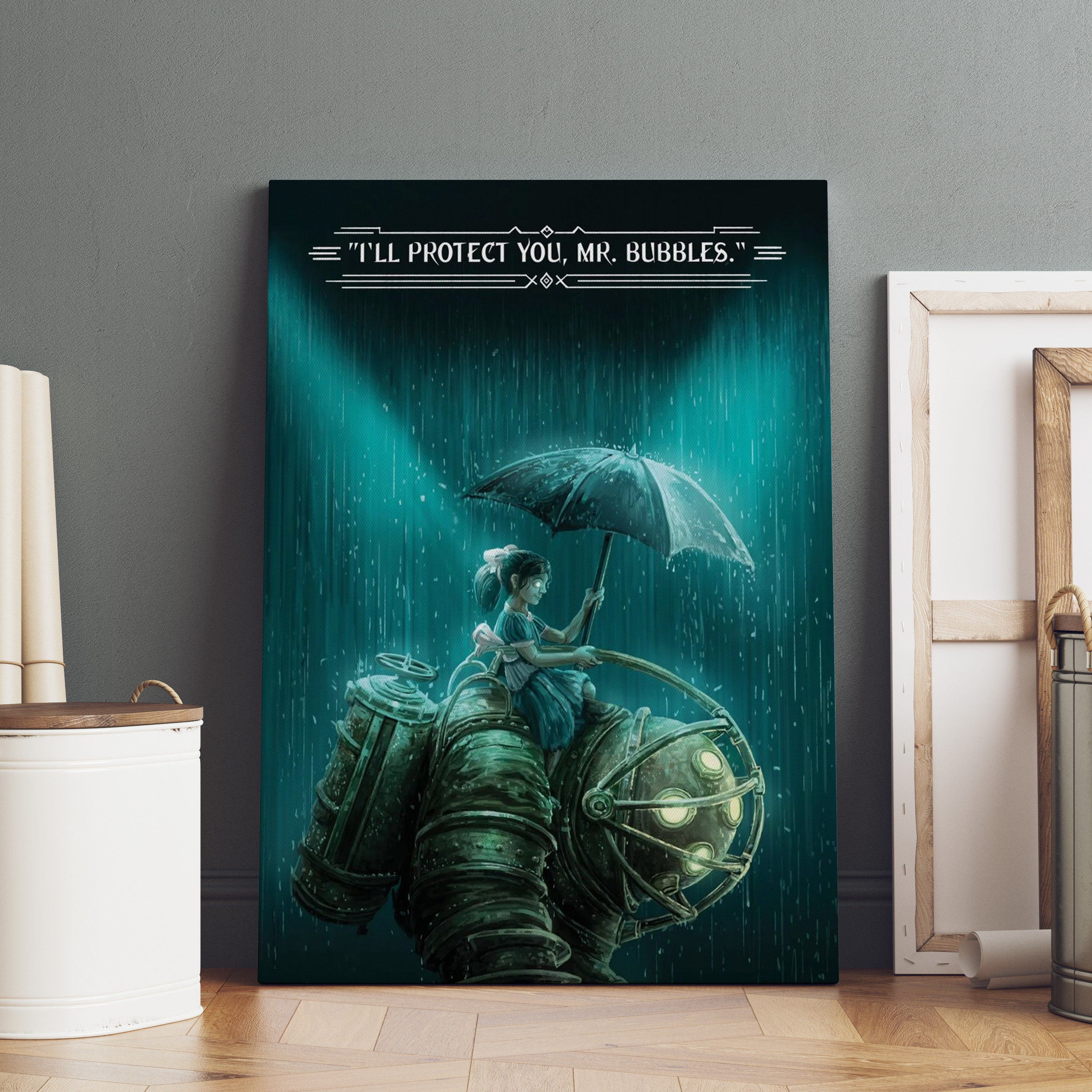 Bioshock Poster Rapture & Columbia Wall Art Rolled Canvas - Etsy Australia