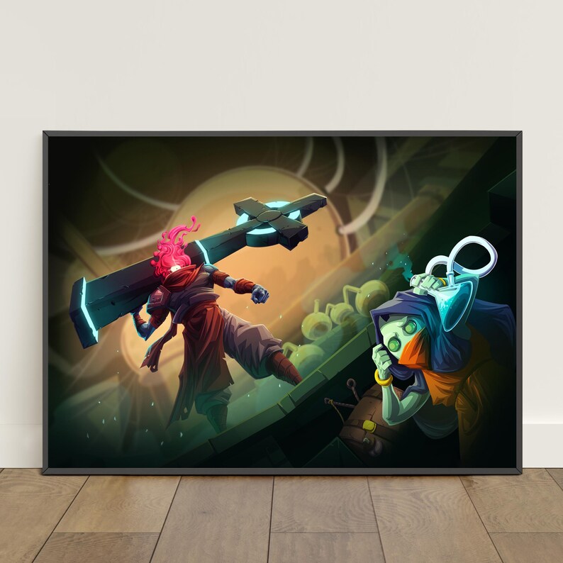 Dead Cells Poster | the Beheaded Wall Art | Game Canvas Print #5 - Etsy