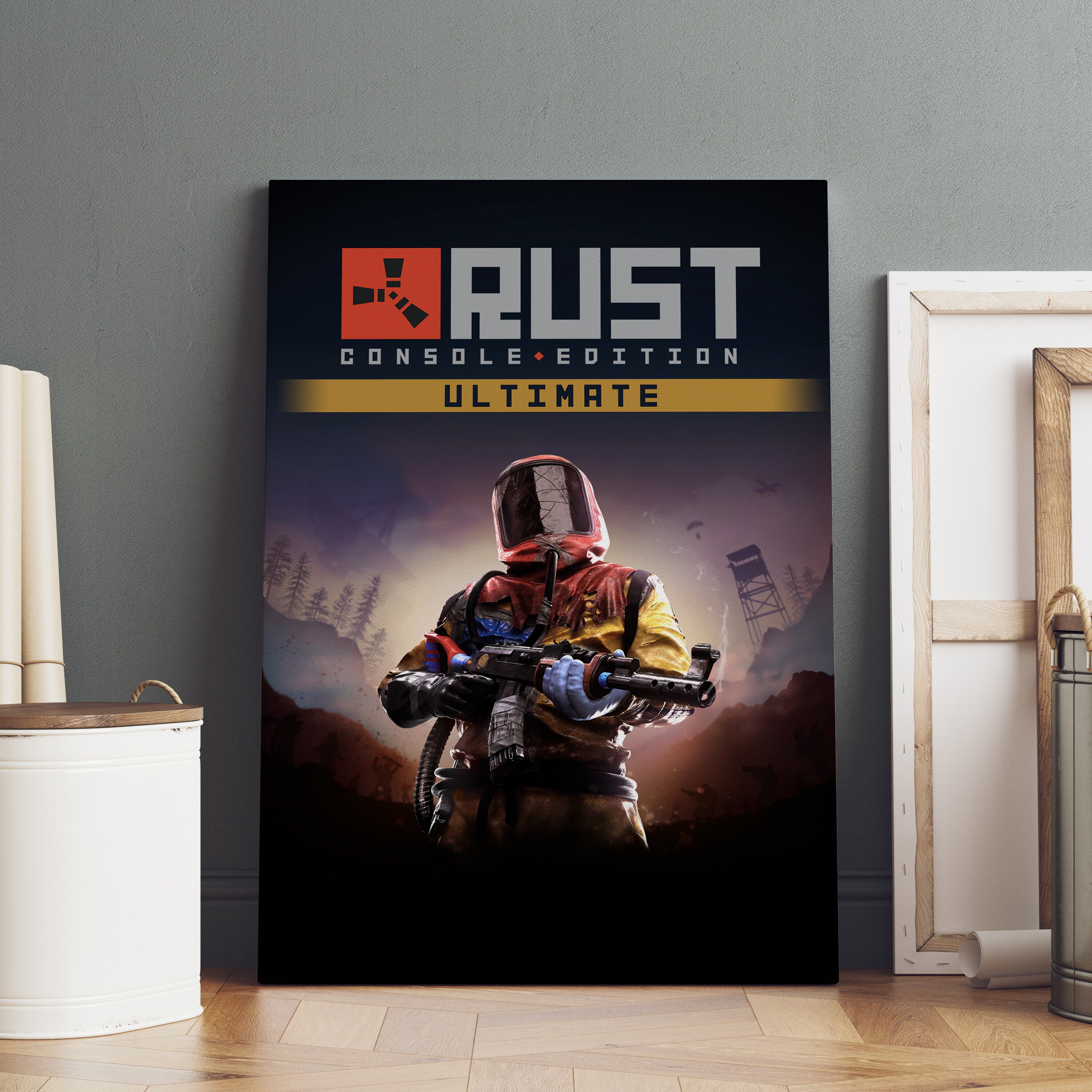 Rust Poster Survival Game Wall Art Premium Canvas Print - Etsy