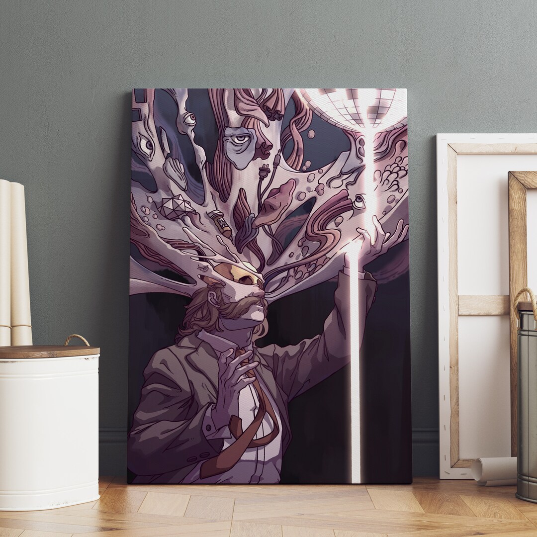 Disco Elysium Poster, Revachol Wall Art, Premium Canvas Print, Game Fan ...