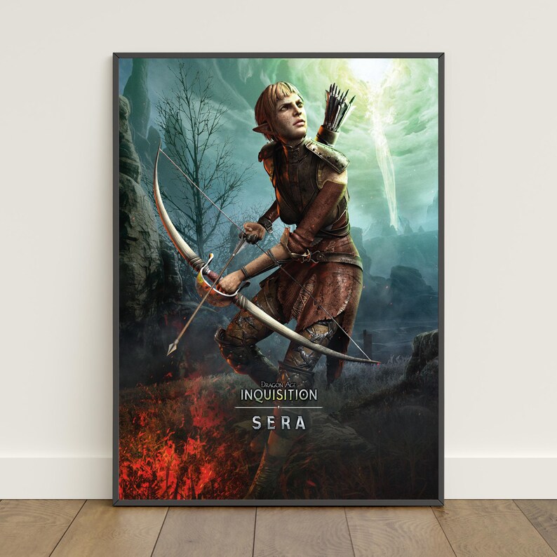 Dragon Age Poster | the Inquisitor Wall Art | Game Canvas Print #2 - Etsy