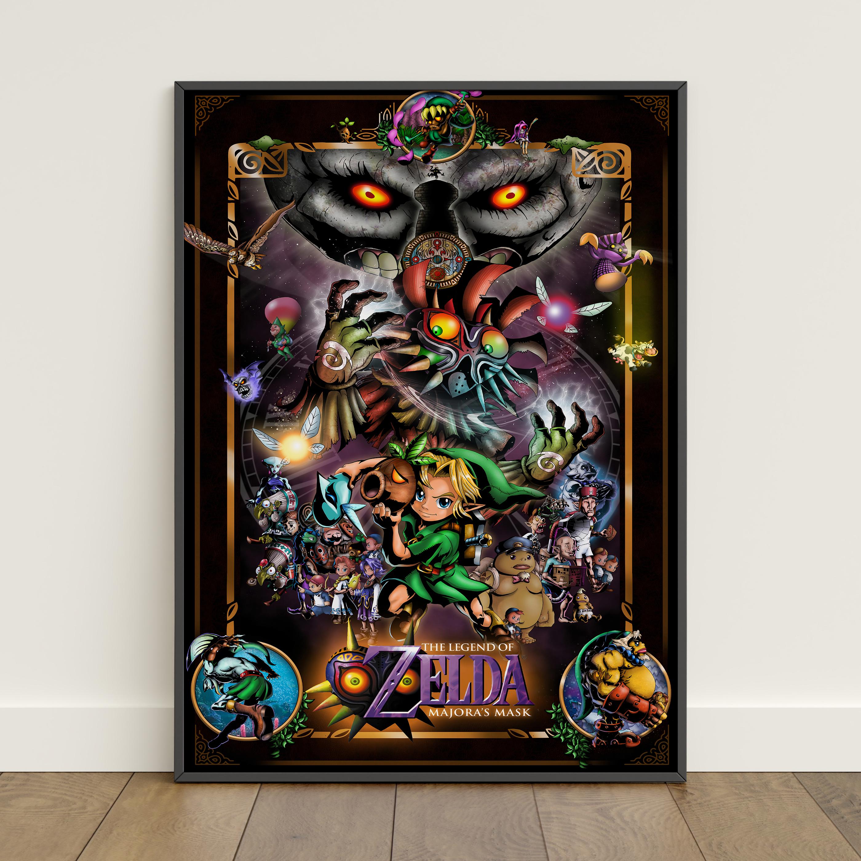 Legend of Zelda Poster | Hyrule Fantasy Wall Art | Game Canvas Print - Etsy