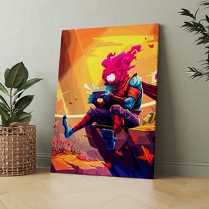 Dead Cells Poster, the Beheaded Wall Art, Premium Canvas Print, Game ...