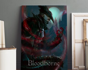 Bloodborne Poster, Lady Maria Wall Art, Premium Canvas Print, Game Fan ...