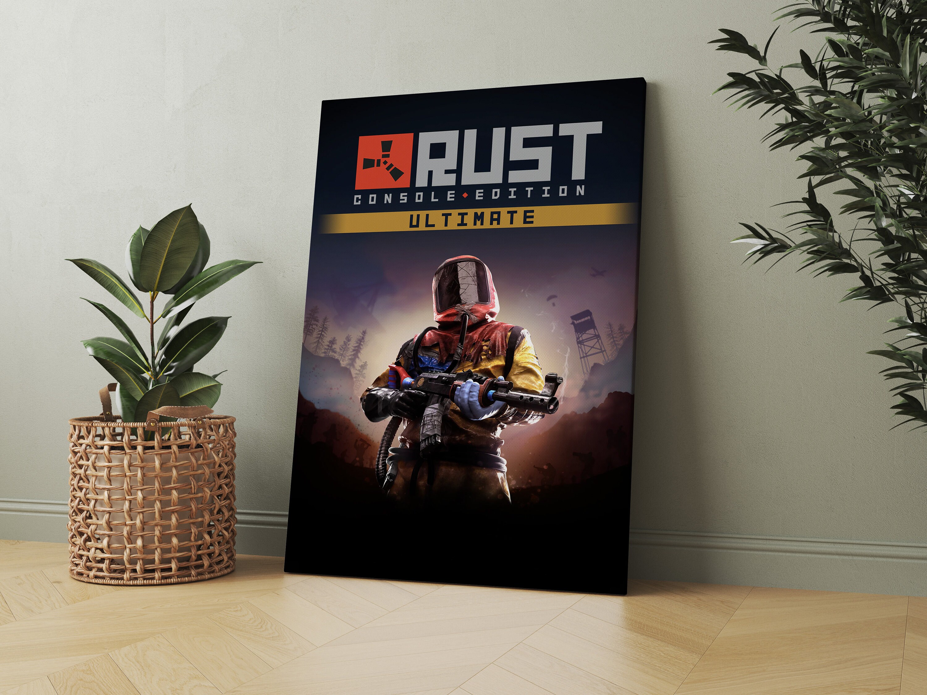 Rust Poster Survival Game Wall Art Premium Canvas Print - Etsy