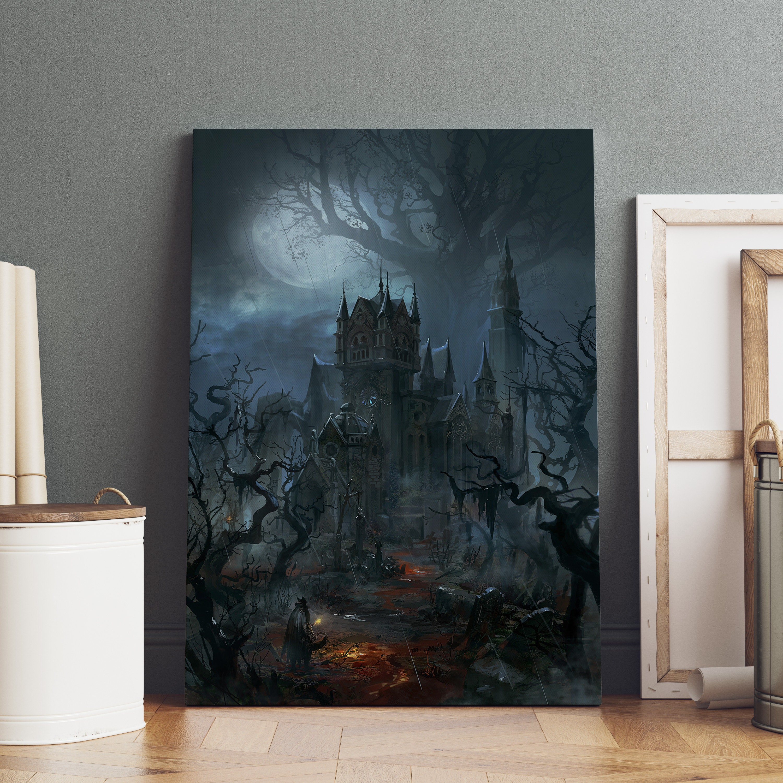 Bloodborne Poster, Lady Maria Wall Art, Premium Canvas Print, Game Fan ...