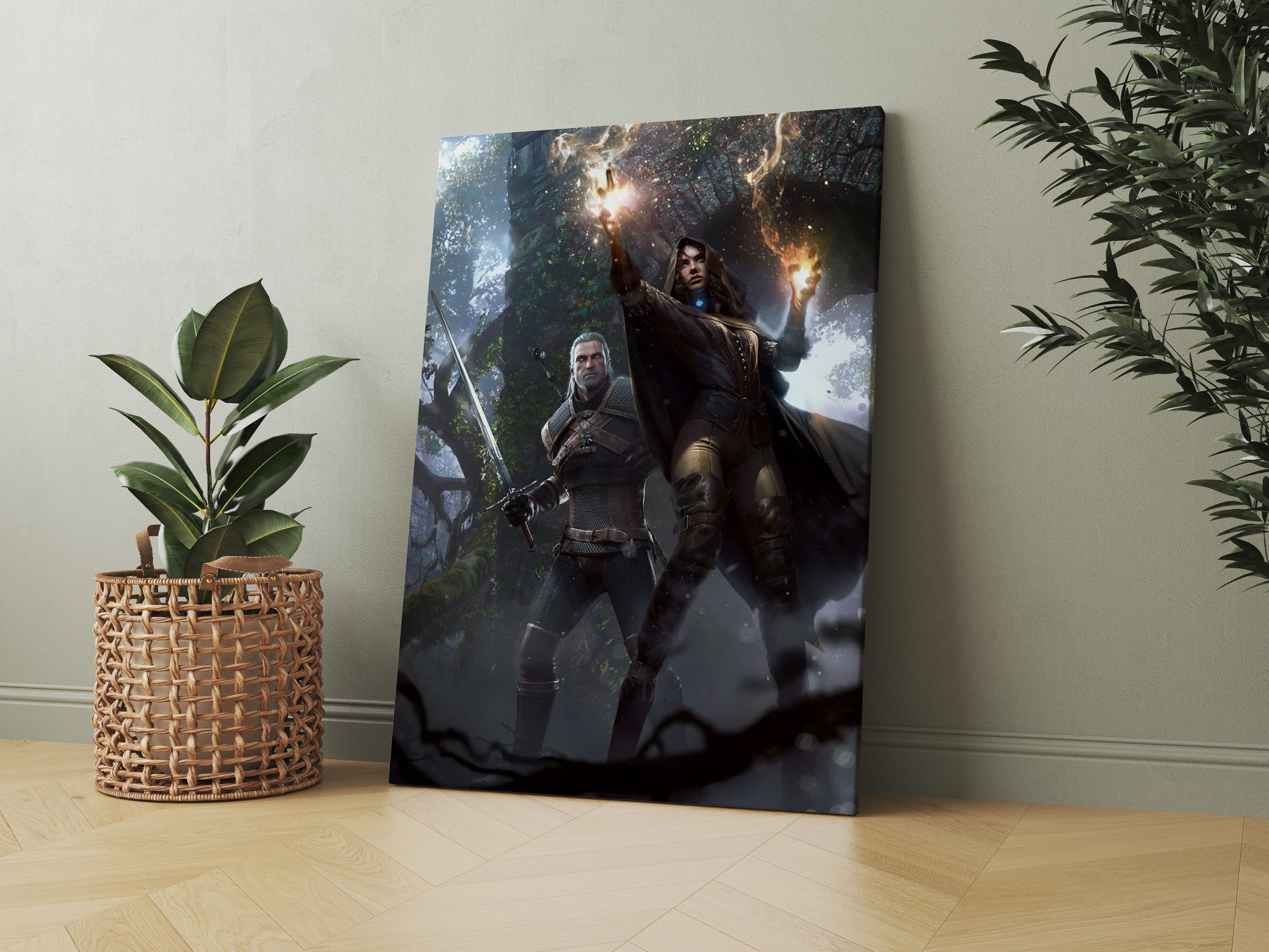 The Witcher 3 Wild Hunt Poster, Geralt Of Rivia Wall Art