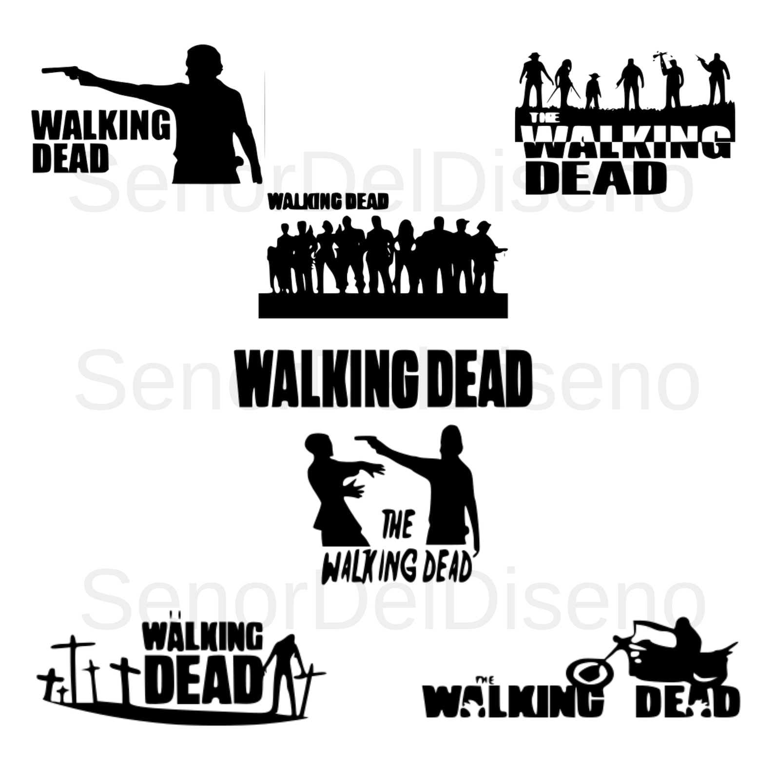 Walking Dead Svg Walking Dead Bundle Darrel Walking Dead Svg Clip Art ...