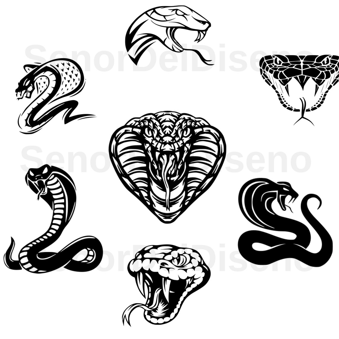 Snake Svg, Snake Clipart, Snake Png, Snake Vector, Animal Svg, Reptile ...