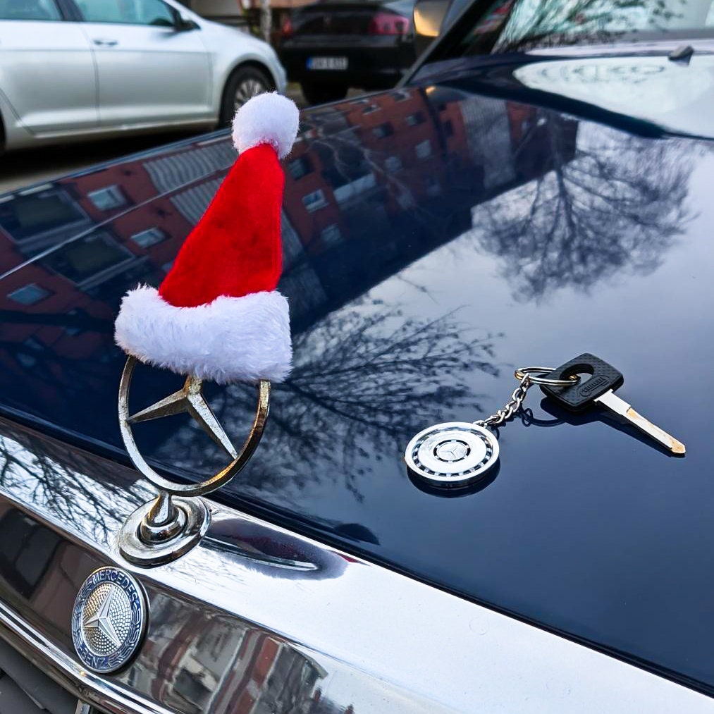 Top Quality Hubcap Mercedes Keychain Keyring Chrome Alloy Wheel Old ...