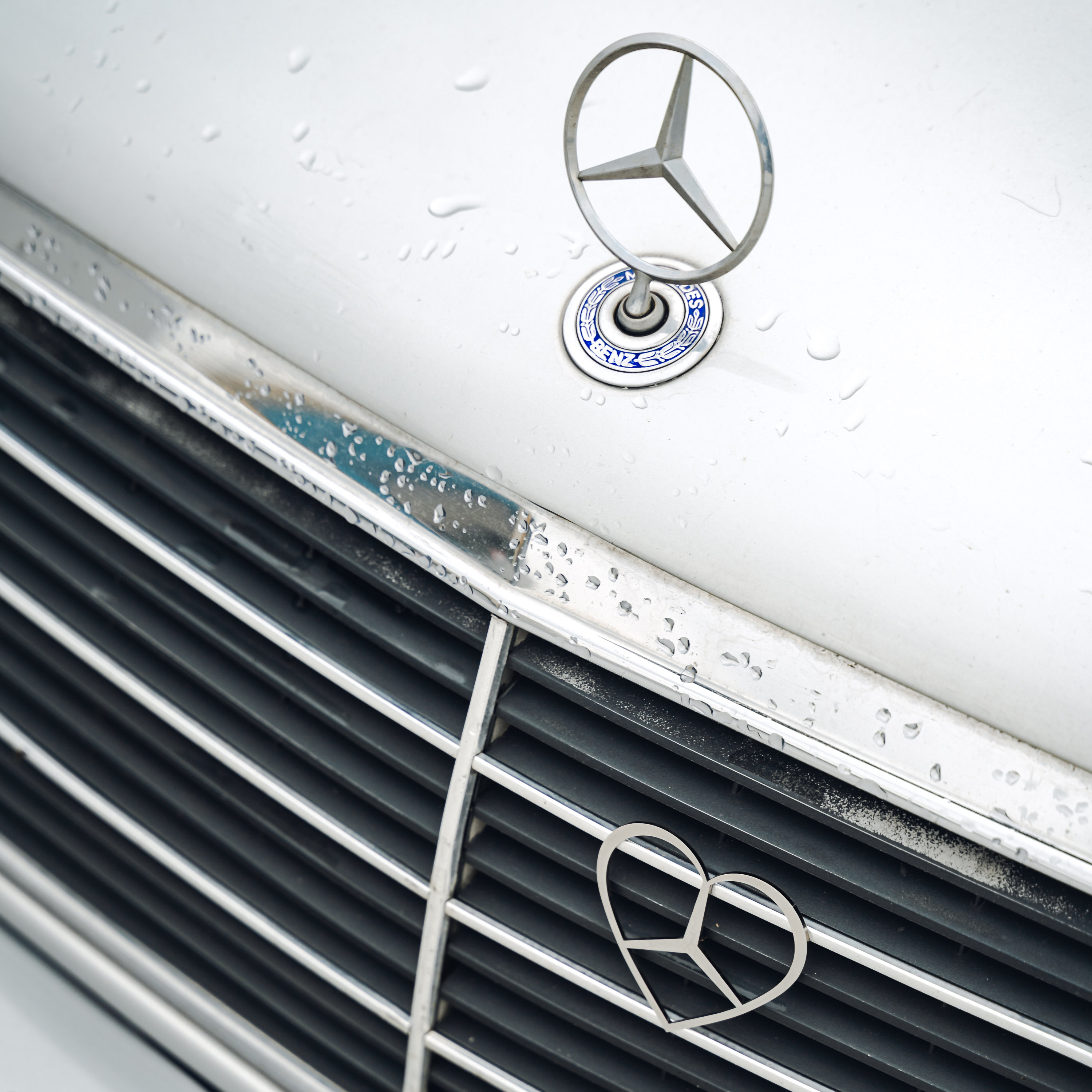 Heart Grill Badge Emblem for Mercedes Benz W123 W124 W126 W201 - Etsy