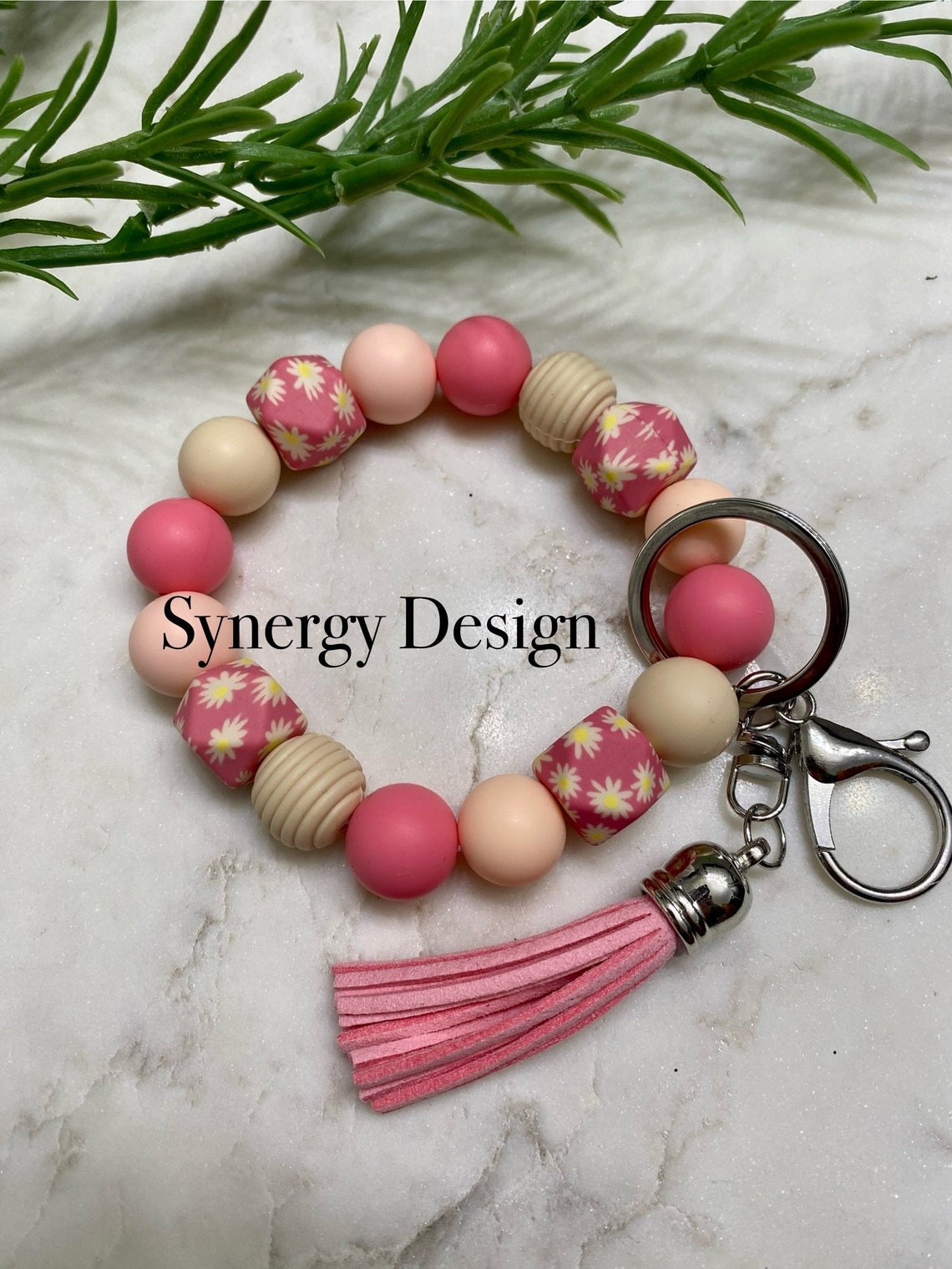 Wristlet Keychains Stretchy Keychain/custom Keychain/silicone Beaded ...