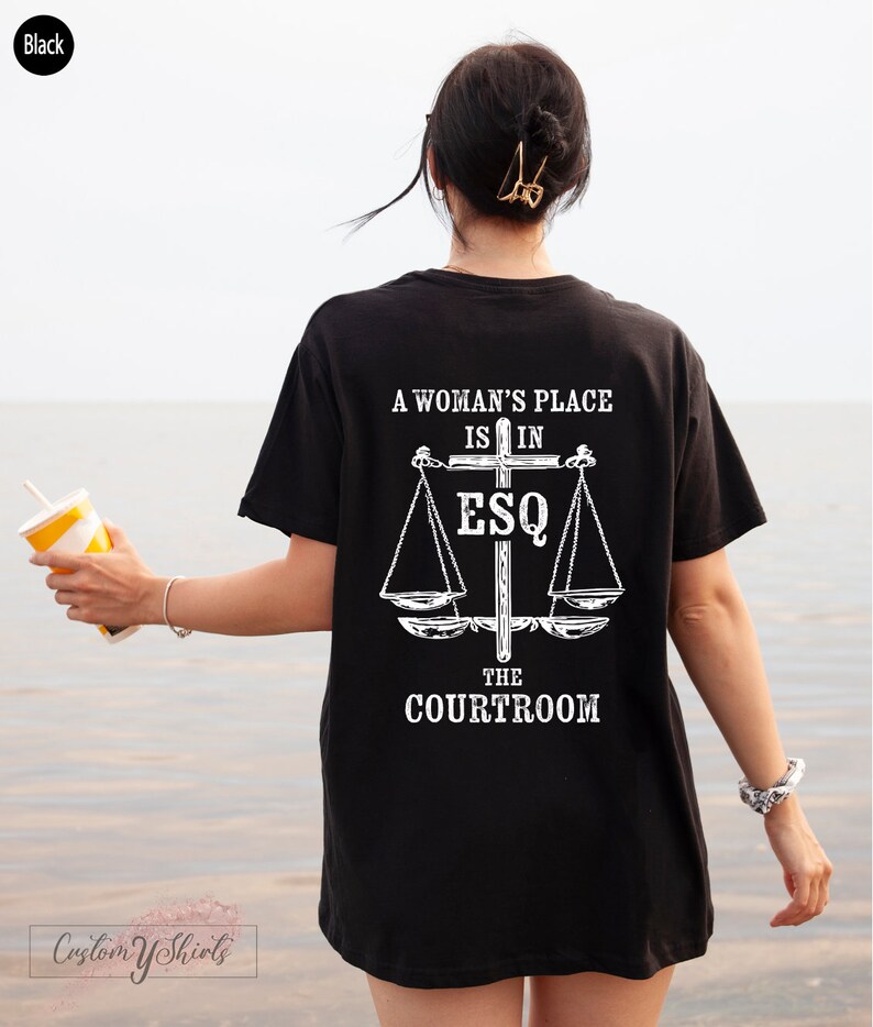 Women's Law Student Hoodie, Law Graduation Gift, Esquire Shirt ...