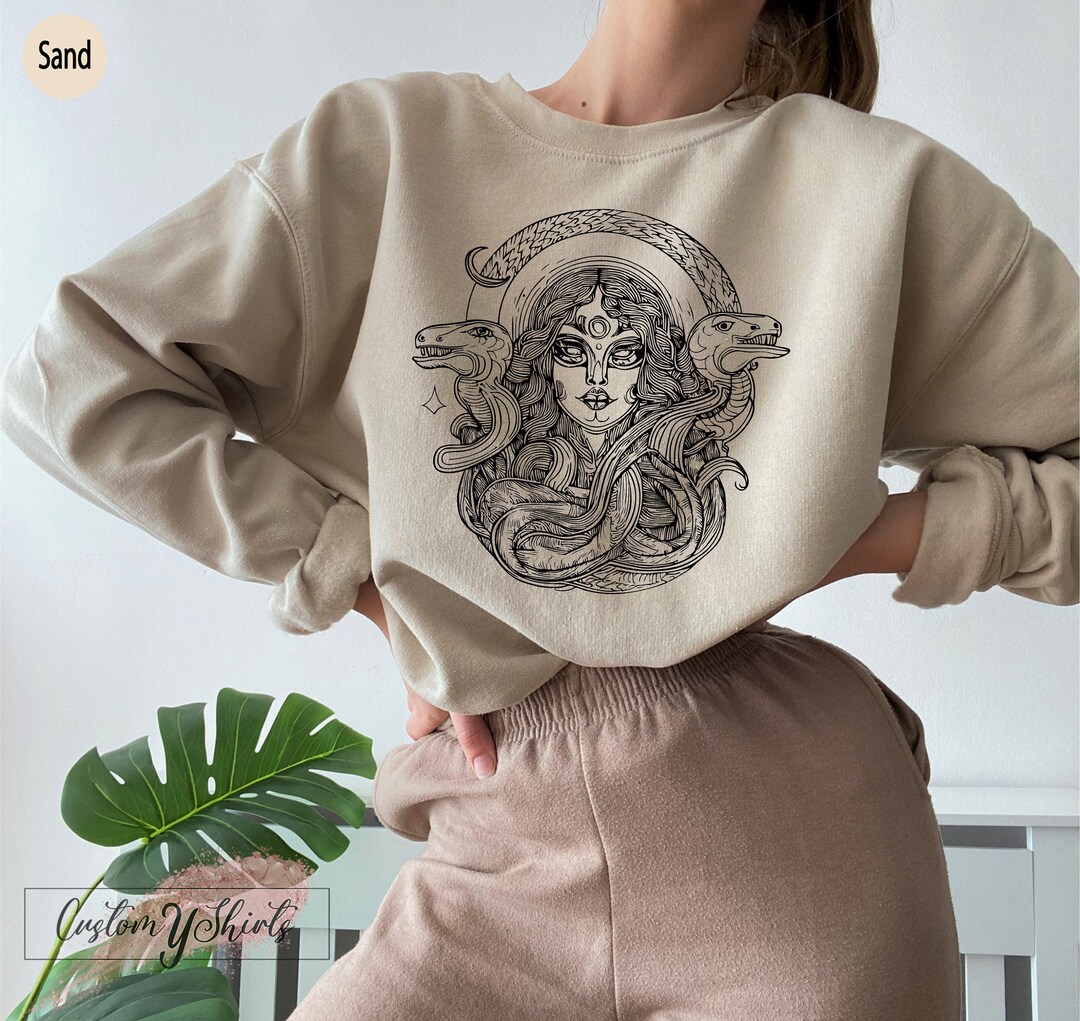 Women's Aesthetic Sweatshirt, Hecate Shirt, Mystical Hoodie, Hekate ...