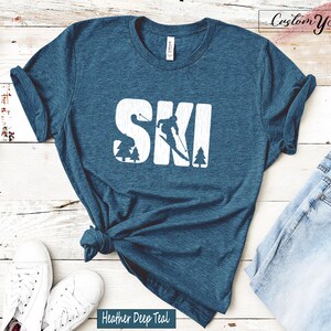 Ski Shirt, Snowboarding Shirt, Winter Sports, Skiing Shirts, Skier ...