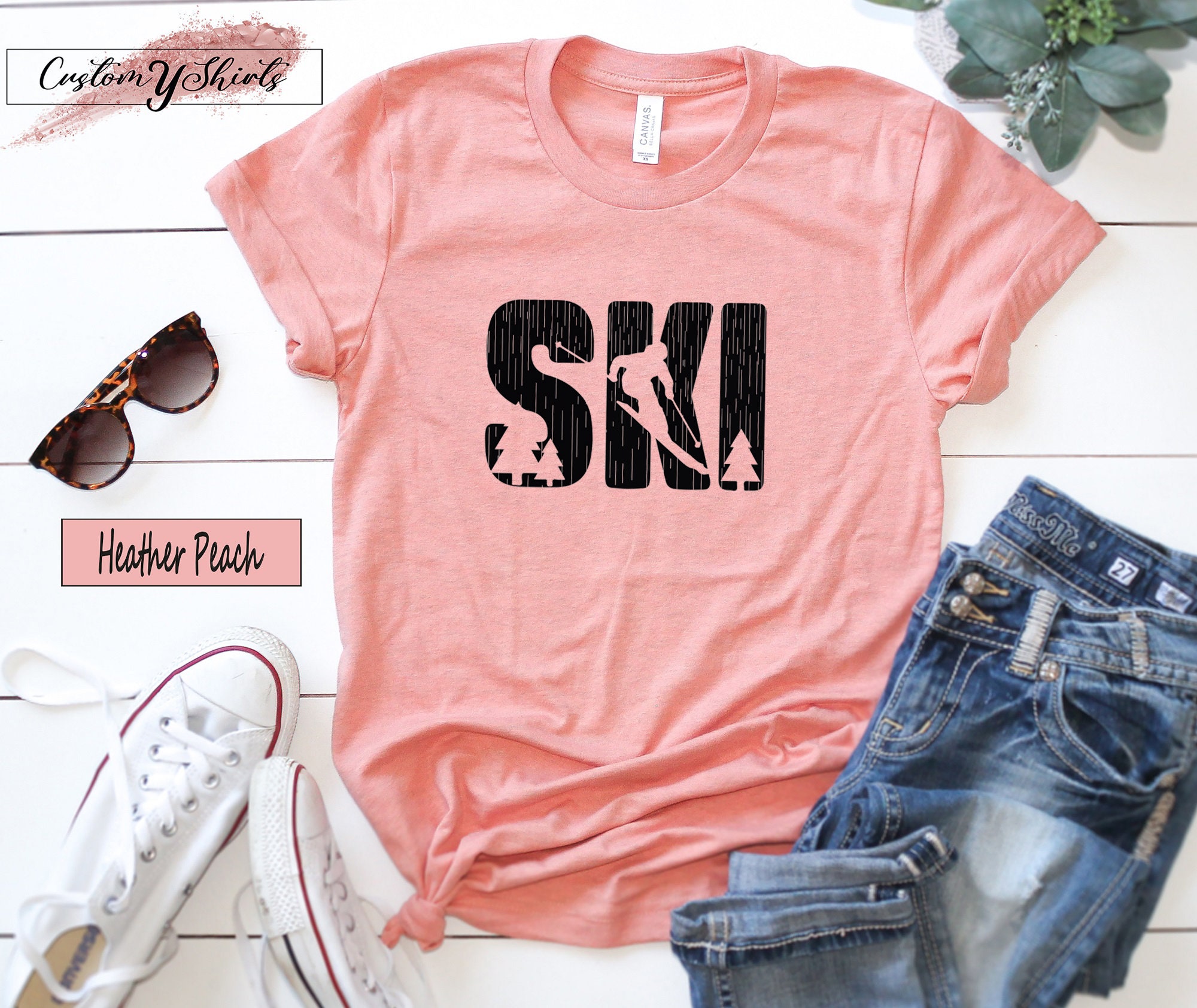 Ski Shirt, Snowboarding Shirt, Winter Sports, Skiing Shirts, Skier ...