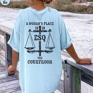 Women's Law Student Hoodie, Law Graduation Gift, Esquire Shirt ...