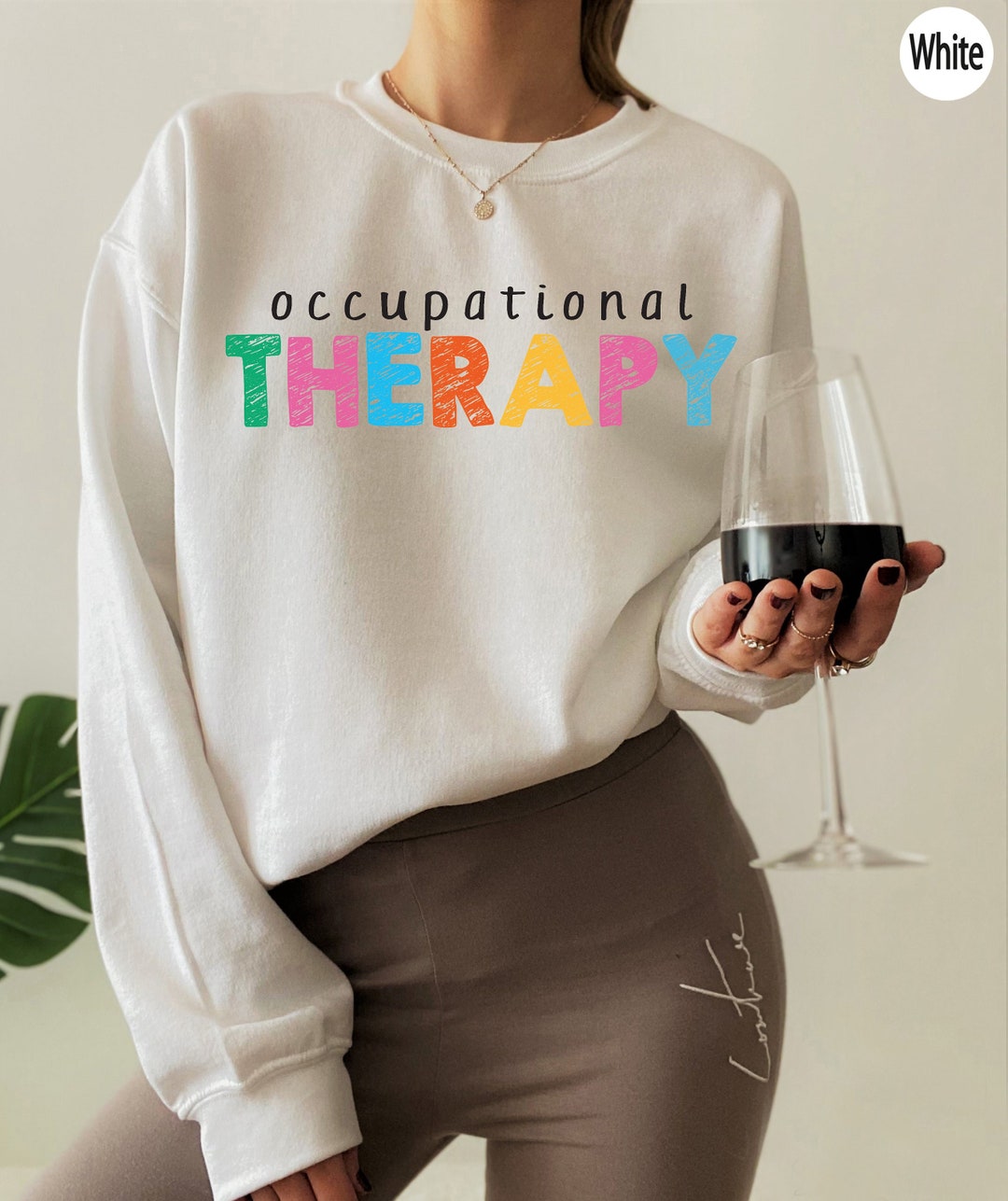 Occupational Therapy Sweatshirt, Gift for Occupational Therapist, OT ...
