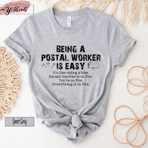 Being A Postal Worker is Easy Sweatshirt, Mailman Shirts, Mail Carrier ...