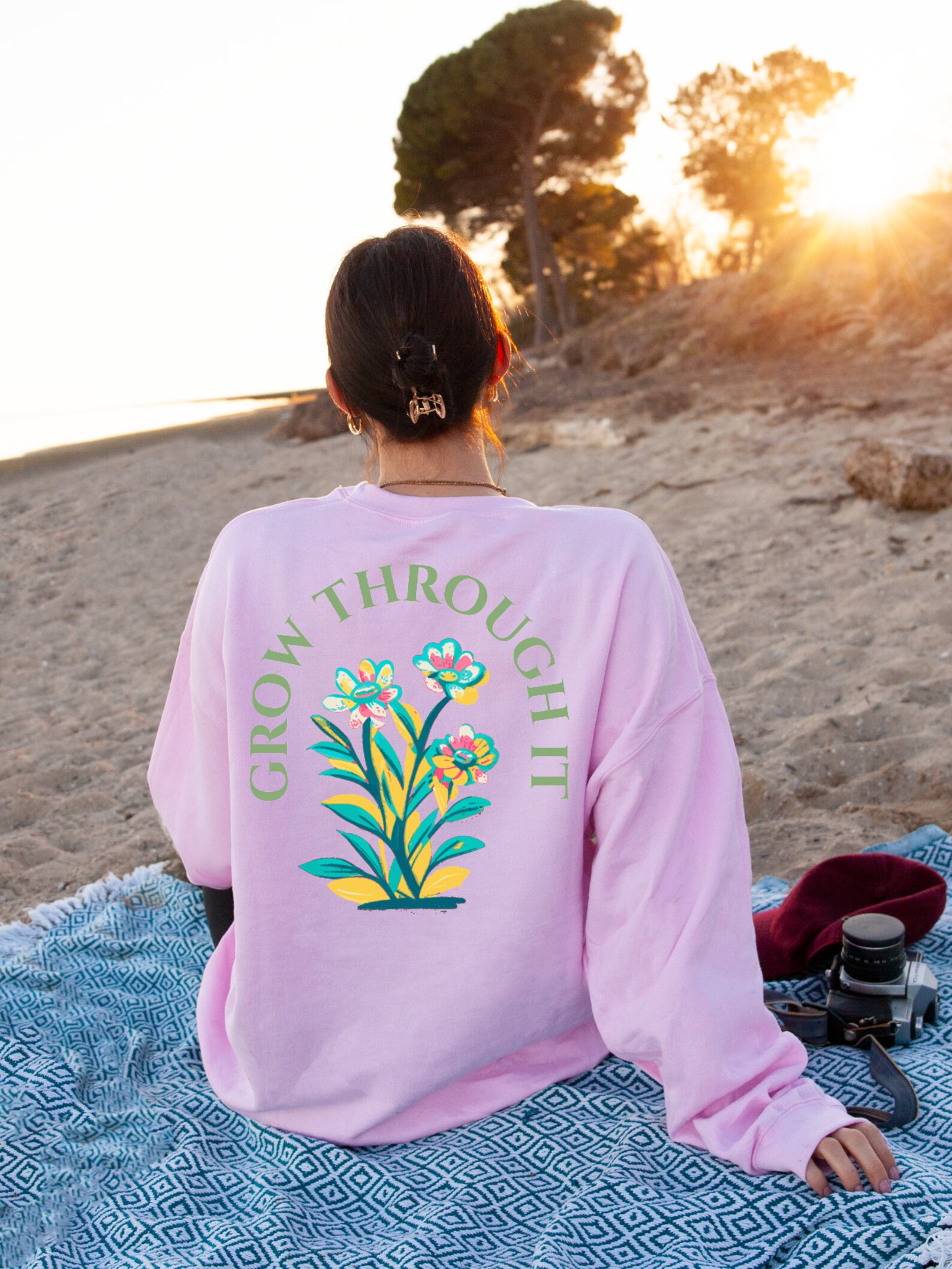 Grow Through It Shirts, Mental Health Awareness Sweatshirt ...