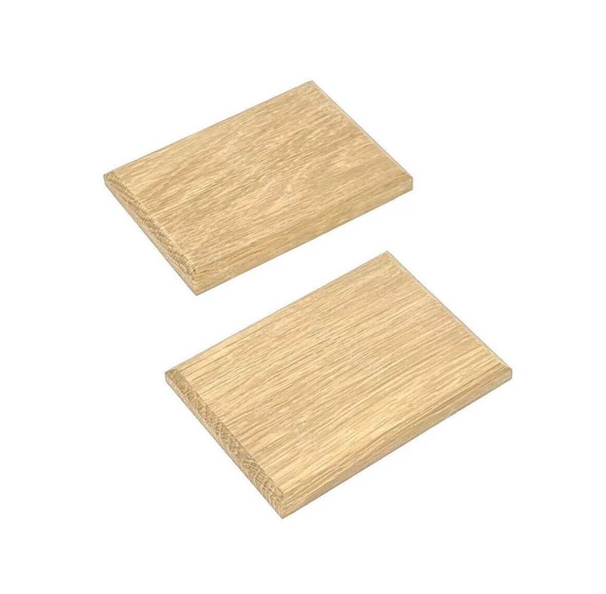 Solid Oak Rectangle Wooden Plaque Craft Decoration Sign Plinth Stand ...