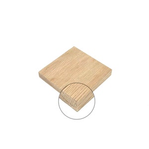 Solid Oak Rectangle Wooden Plaque Craft Decoration Sign Plinth Stand ...
