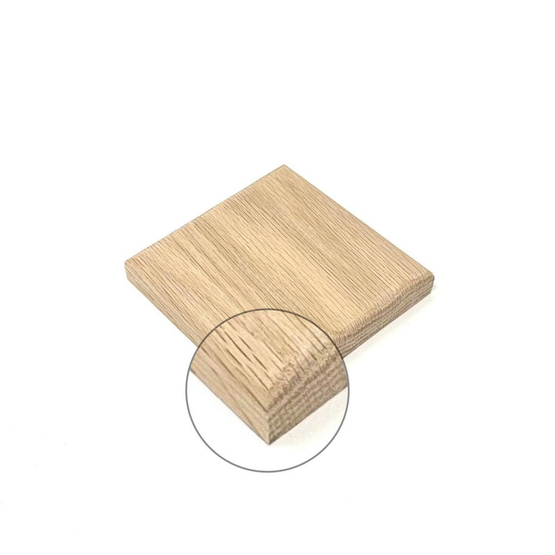 Solid Oak Rectangle Wooden Plaque Craft Decoration Sign Plinth Stand ...