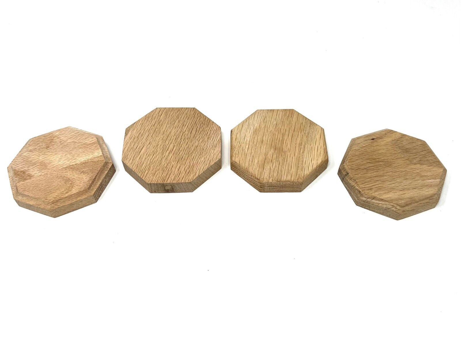 Solid Oak Octagon Plaque Sign Blank Wooden Decoration Plinth Craft ...