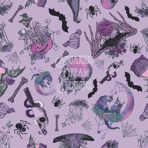 Pastel Goth Pattern Creepy Christmas Seamless Pattern for - Etsy