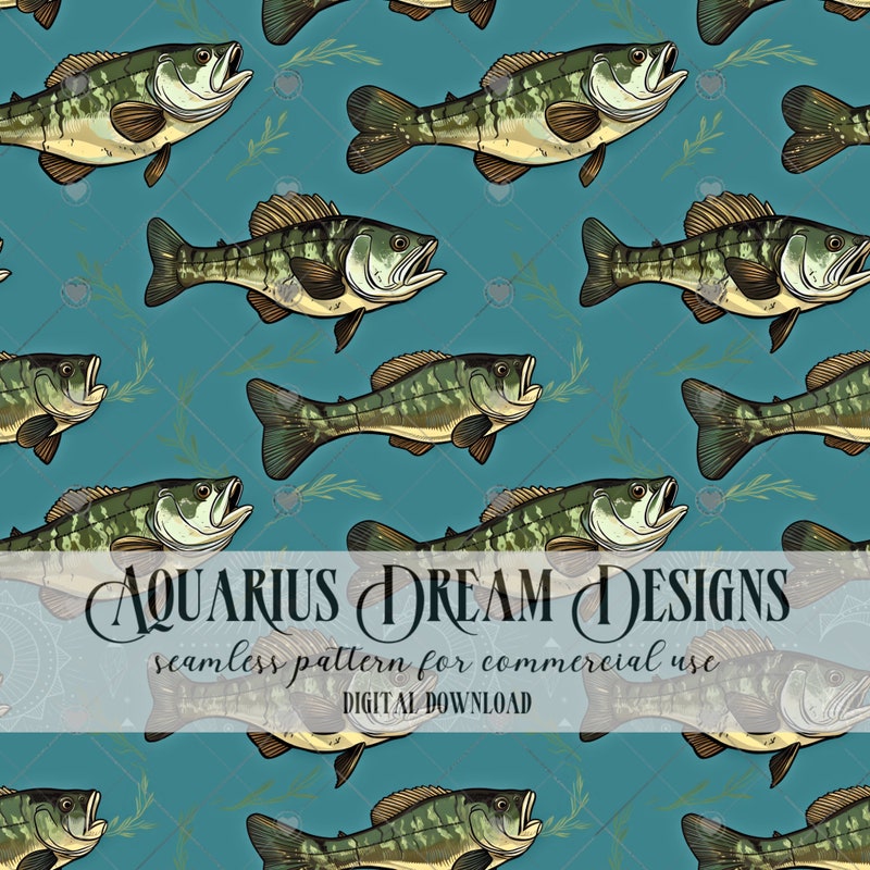 Fishing Pattern - Etsy