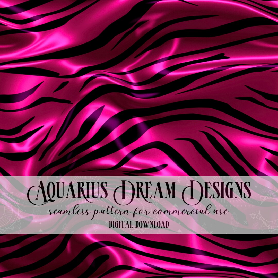 Metallic Pink Zebra Print Seamless Pattern, Zebra Seamless File Hot ...