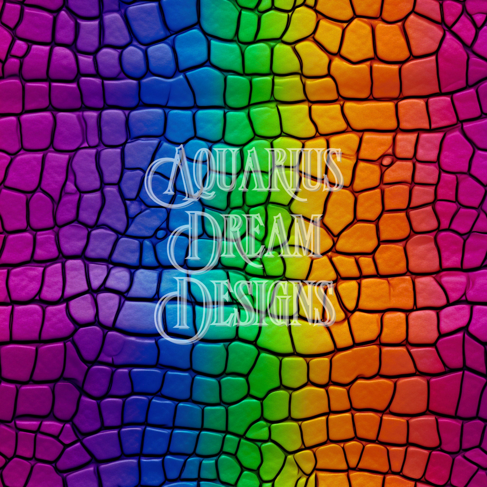 Rainbow Alligator Print Seamless Pattern, Crocodile Skin Seamless File ...
