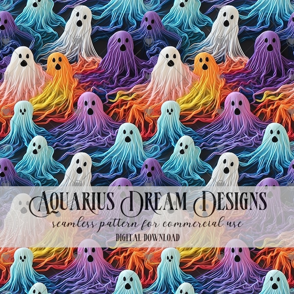 Ghost Embroidery Fabric - Etsy