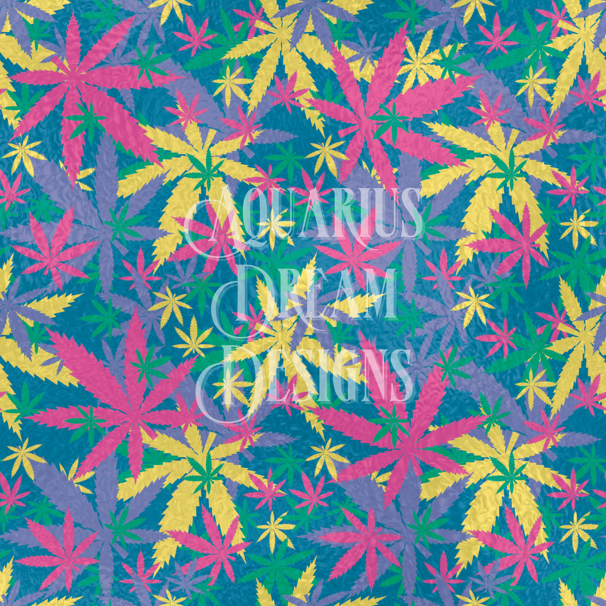 Boho Cannabis Seamless Pattern Boho Marijuana Repeating Pattern Weed ...