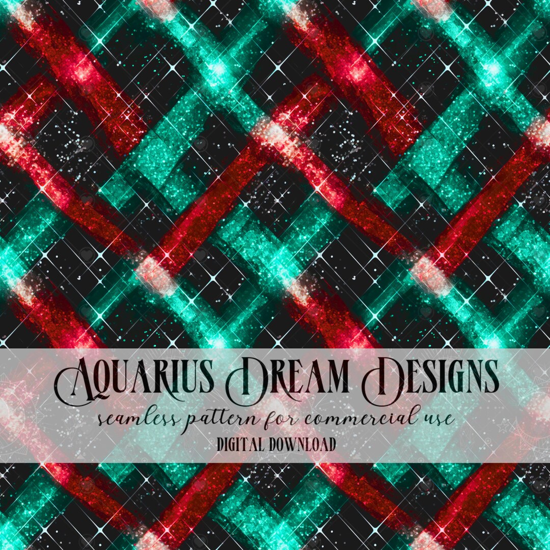 Christmas Seamless Pattern, Christmas Plaid Seamless File, Christmas ...