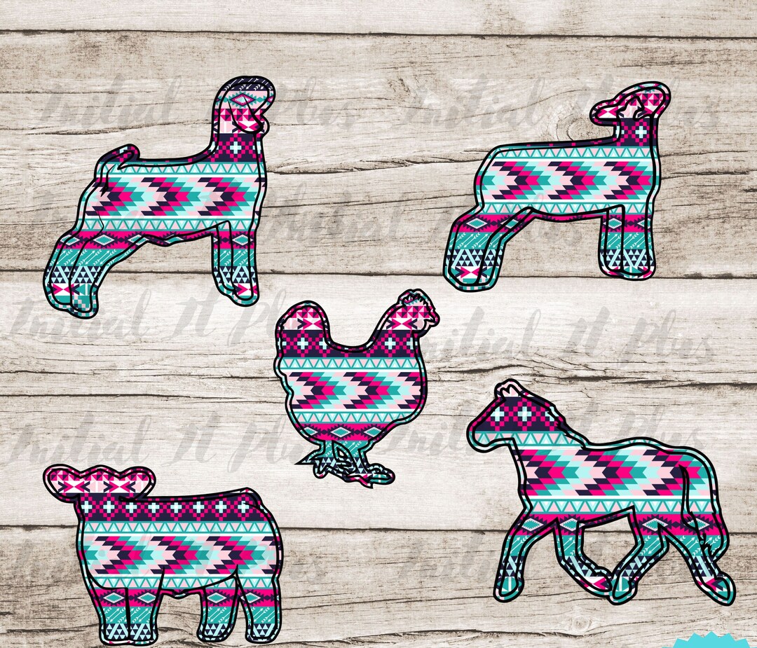 BUNDLE Show Animals Digital File, Stock Show Life, Show Pig PNG, Show ...