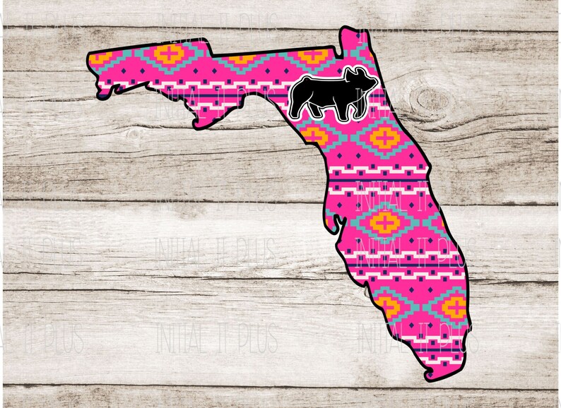 Florida Aztec Show Pig Digital File, Stock Show Pig, Show Pig PNG, Show ...