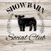 Social Club Show Cow Digital File, Stock Show Cow, Show Cow PNG, Show ...