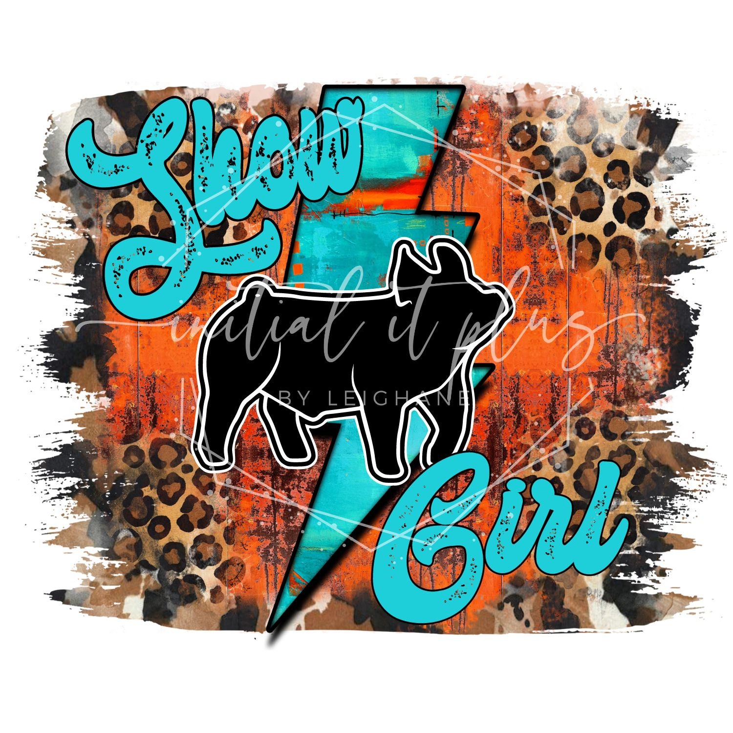 Leopard Show Pig PNG Stock Show Pig Show Pig PNG Western - Etsy
