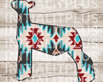 Aztec Show Cow Digital File, Stock Show Cow, Show Cow PNG, Show Life ...