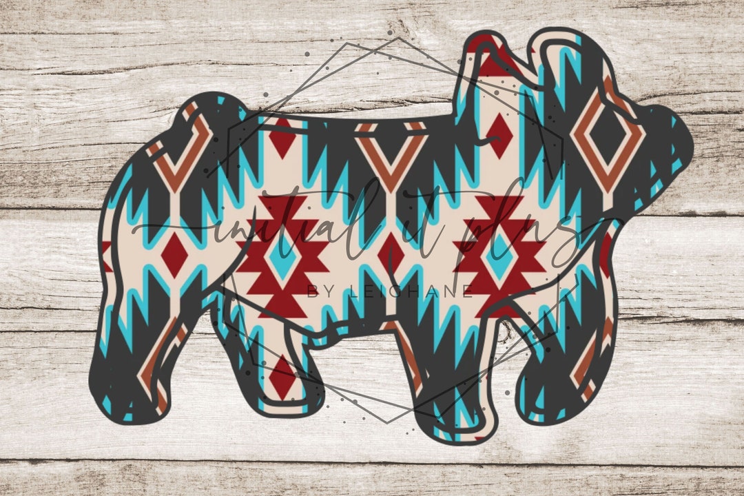 Aztec Show Pig Digital File, Stock Show Pig, Show Pig PNG, Show Life ...
