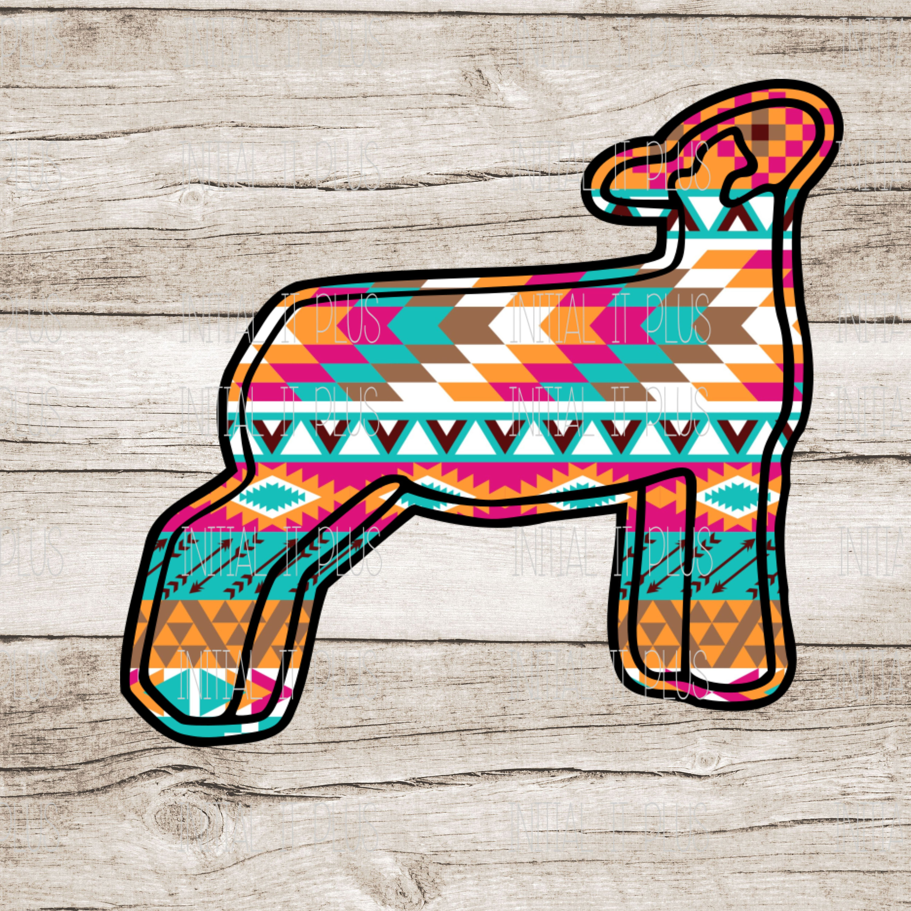 Aztec Show Lamb Digital File, Stock Show Lamb, PNG, Show Life PNG ...