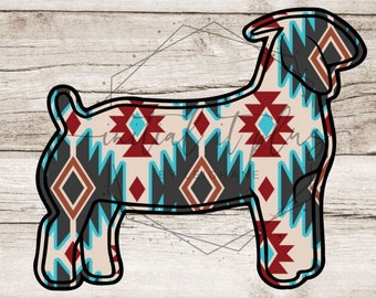 Aztec Show Cow Digital File, Stock Show Cow, Show Cow PNG, Show Life ...