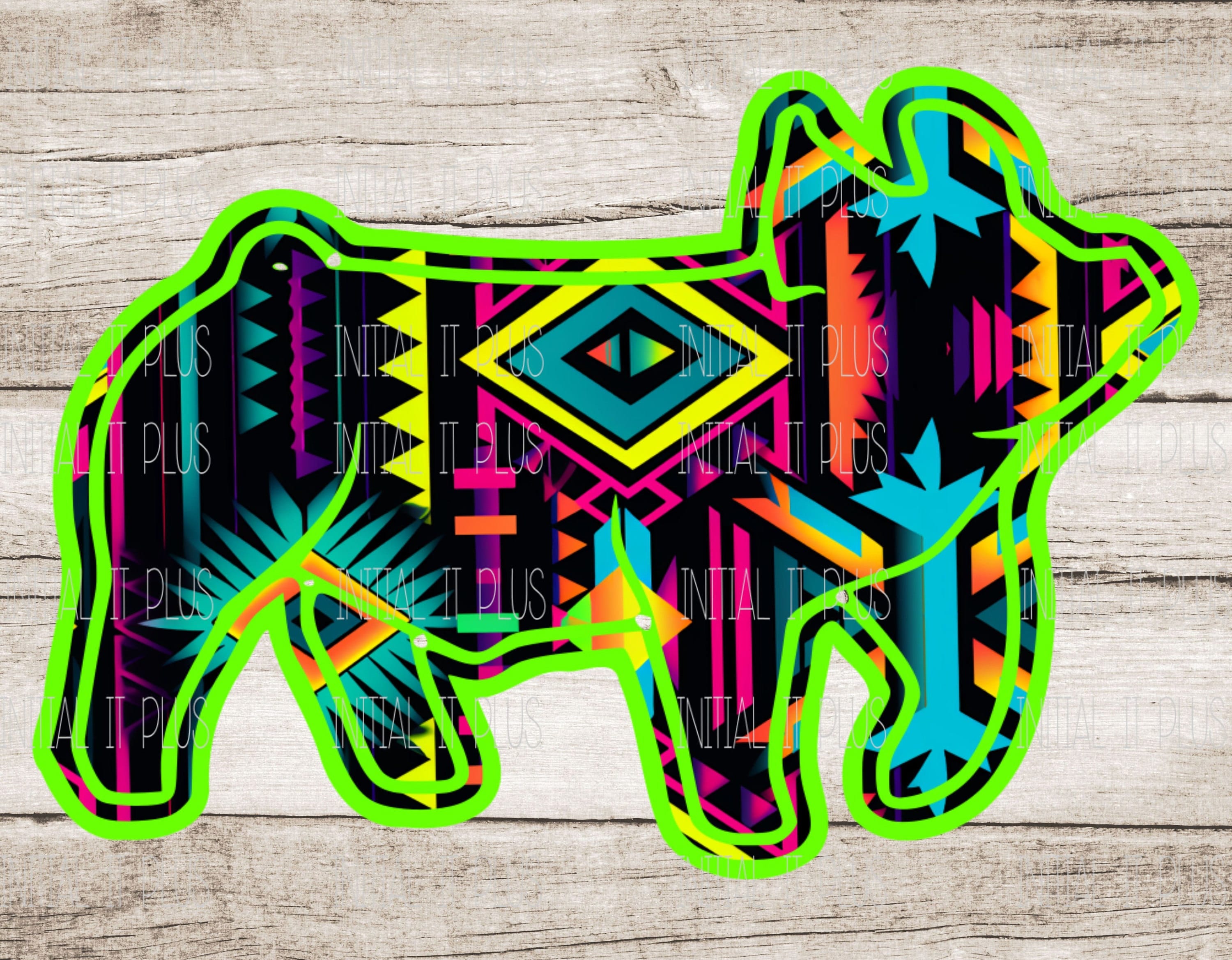 Neon Show Pig Digital File, Stock Show Pig, Show Pig PNG, Show Life Pig ...