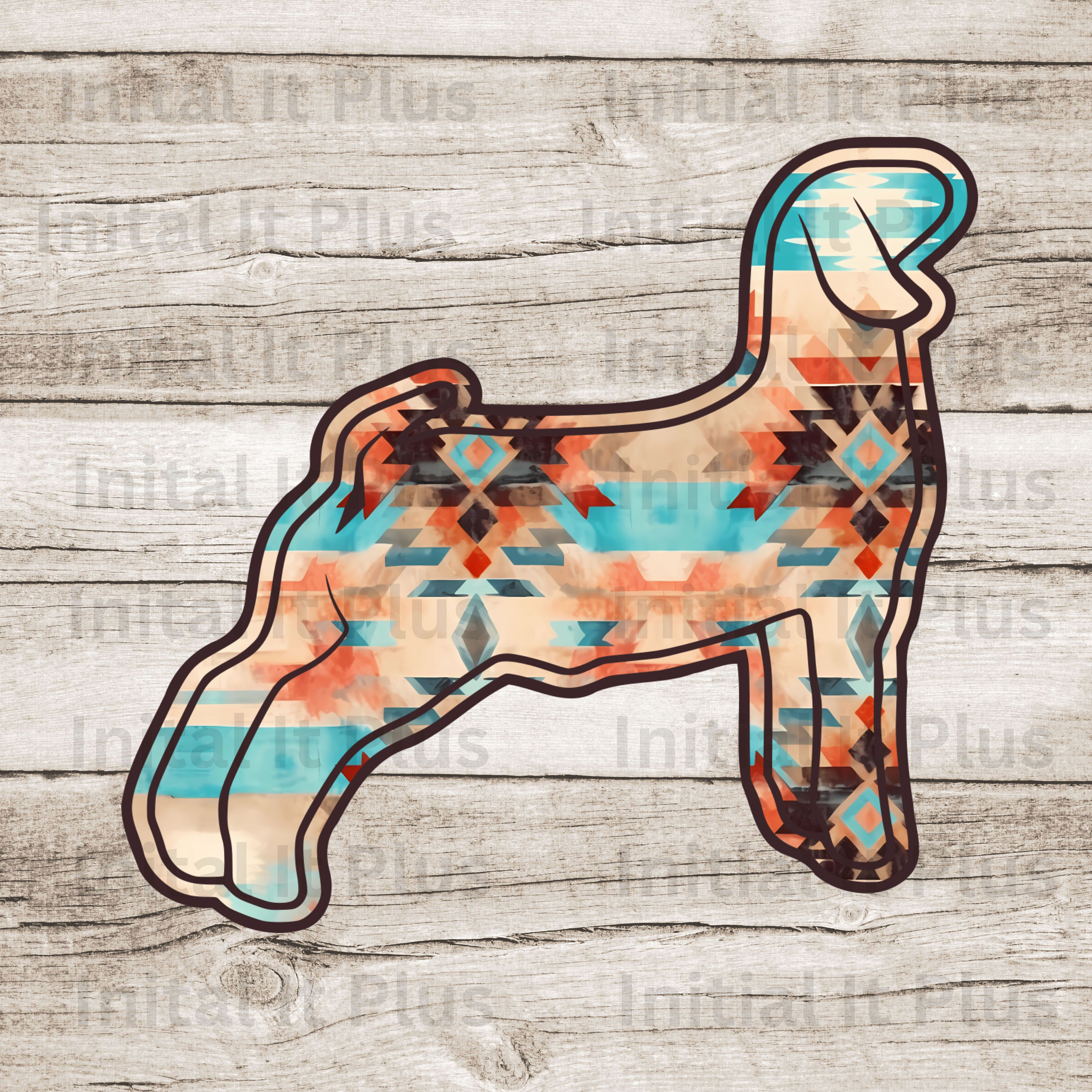 Aztec Show Goat Digital File, Stock Show Goat, Show Goat PNG, Show Life Goat PNG Digital ...