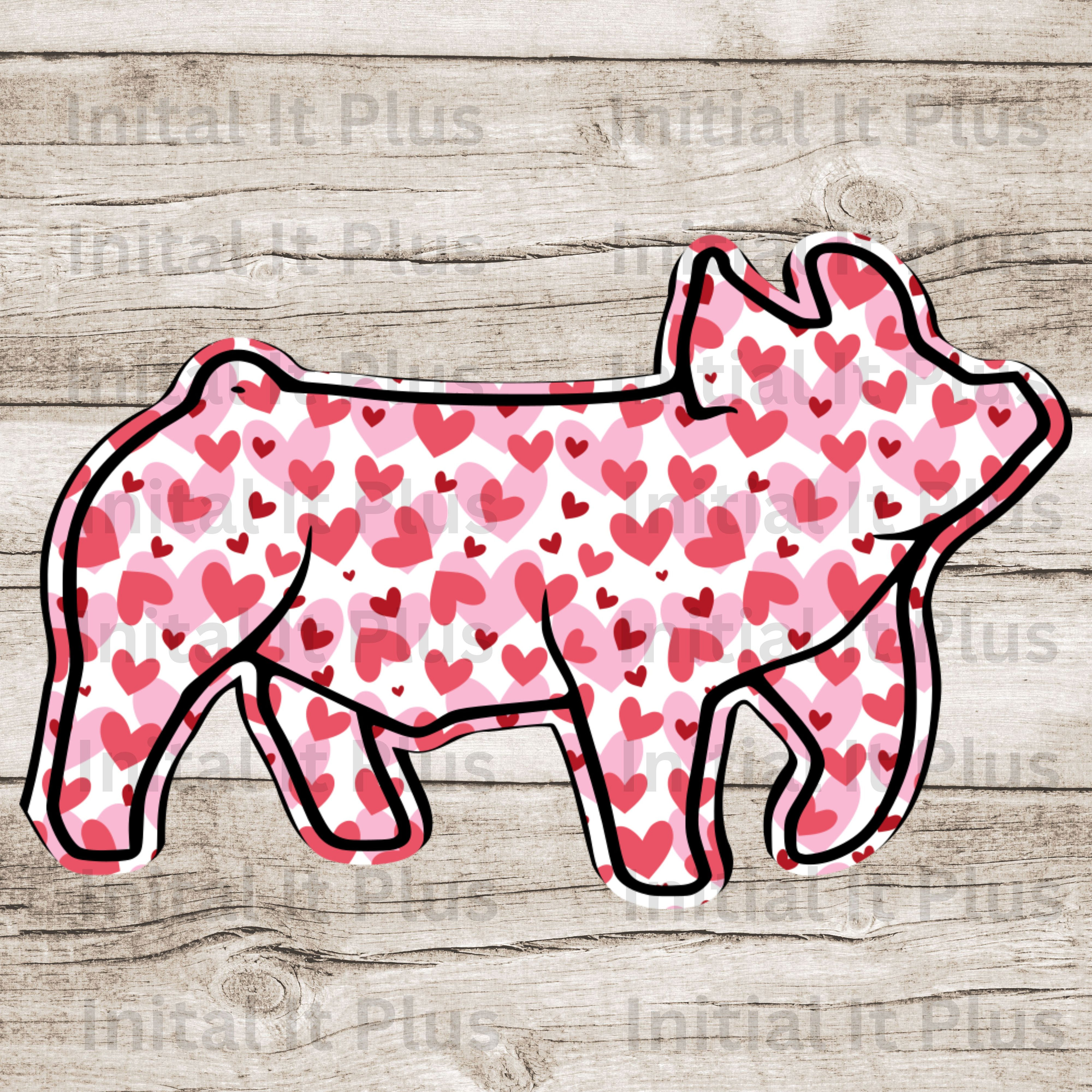 Valentine Pig PNG, Show Pig Digital File, PNG Valentine, Show Pig PNG ...