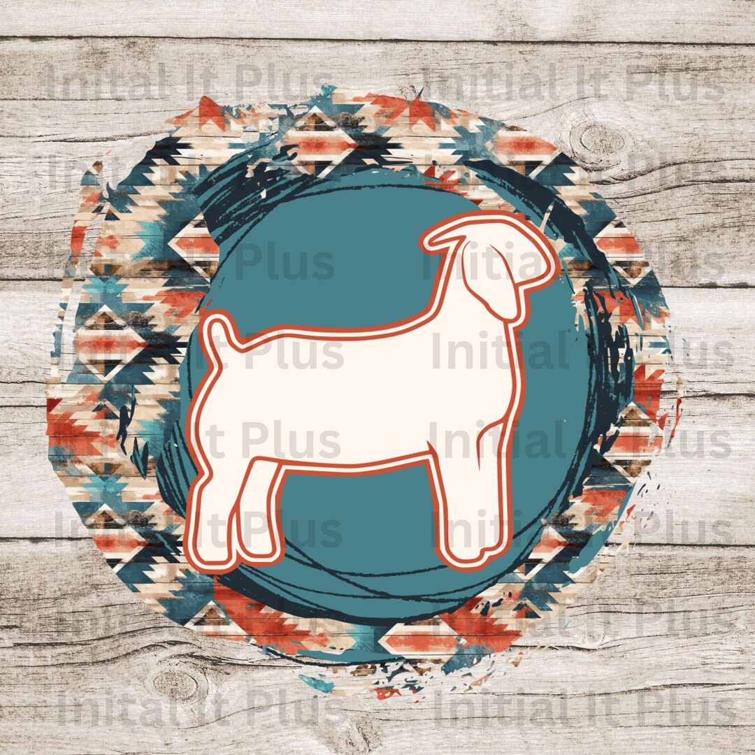 Show Goat Digital File, Stock Show Goat, Show Goat PNG, Show Life Goat ...